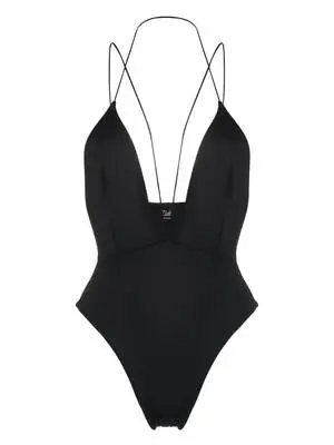 ST. AGNI X Ziah Jagger Deep-v Swimsuit - Black