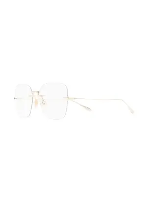 Gucci Oversized Rimless Glasses