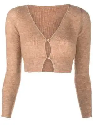 Jacquemus Le Cardigan Alzou Cardigan - Brown