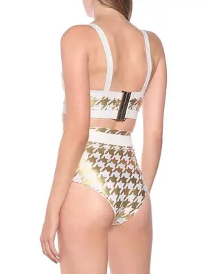 BALMAIN X MYTHERESA - Exclusive To Mytheresa – Houndstooth-Printed Bikini