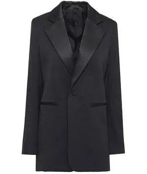 JOSEPH Stearn Satin-trimmed Cady Tuxedo Jacket