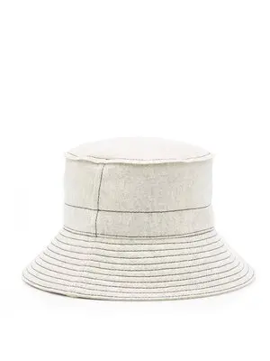 MAISON MICHEL Angele Thick Wool Bucket Hat