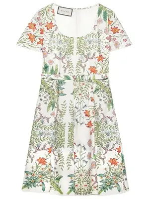 Gucci Flora Print Minidress