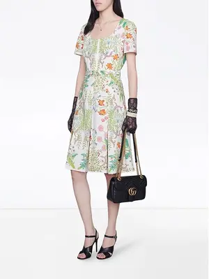 Gucci Flora Print Minidress