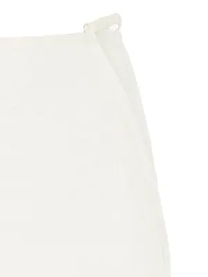 Jacquemus Novio Tie-detailed Linen Maxi Skirt