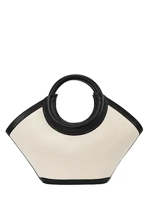 Hereu Cabasso Ivory Canvas Tote