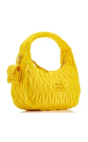 Miu Miu Matelassé Re-nylon Shoulder Bag