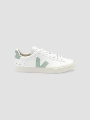 VEJA 's Campo Leather-trim Low-top Sneakers Sneakers Matcha