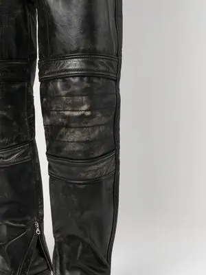DIESEL® Slim-cut Leather Trousers