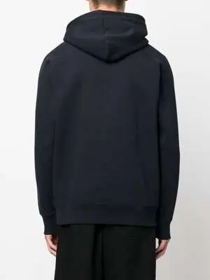 Carhartt Work In Progress Embroidered-logo Detail Hoodie - Blue