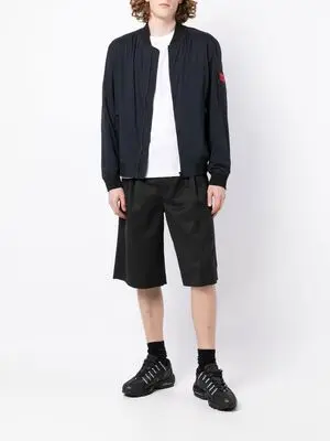 Hugo Logo-patch Zipped Bomber Jacket