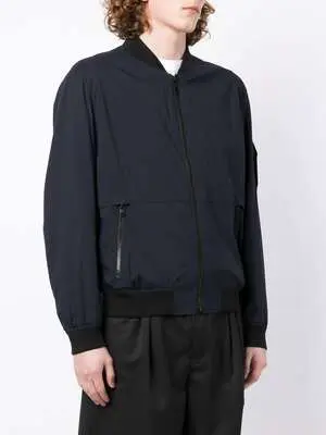 Hugo Logo-patch Zipped Bomber Jacket