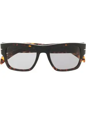 DB EYEWEAR BY DAVID BECKHAM Tortoiseshell Square-frame Sunglasses
