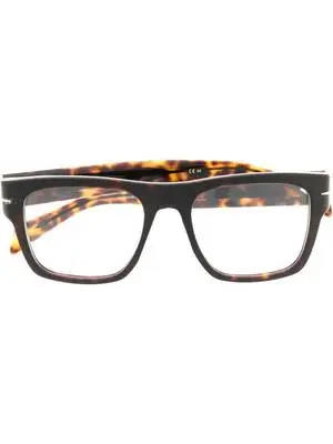 DB EYEWEAR BY DAVID BECKHAM Db7020 Square-frame Glasses - Brown