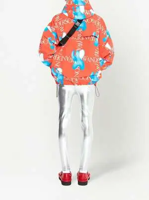 JW Anderson Logo-print Hooded Jacket - Red