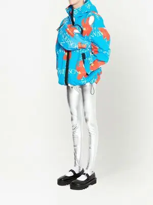 JW Anderson Logo-print Hooded Jacket - Blue