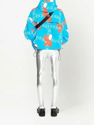JW Anderson Logo-print Hooded Jacket - Blue