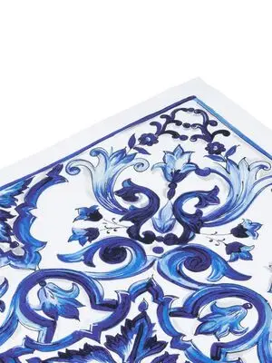 DOLCE & GABBANA CASA Linen Napkins - Blue