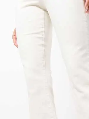 L'Agence Kendra Cropped Flared Jeans - Neutrals