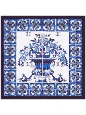 DOLCE & GABBANA CASA Linen Napkins - Blue