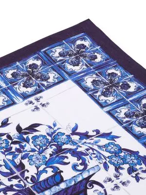 DOLCE & GABBANA CASA Linen Napkins - Blue