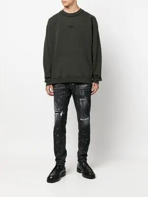 Dsquared2 Logo-appliqué Crewneck Sweatshirt