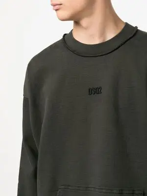Dsquared2 Logo-appliqué Crewneck Sweatshirt