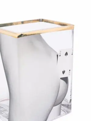 SELETTI Toilet Paper Glass Vase