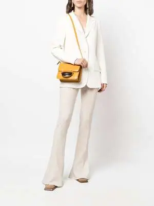 Chloé Kattie Leather Crossbody Bag - Yellow