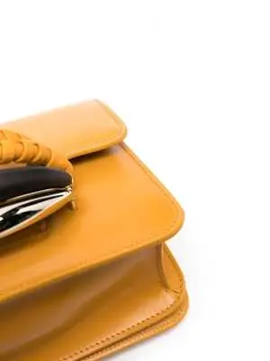 Chloé Kattie Leather Crossbody Bag - Yellow