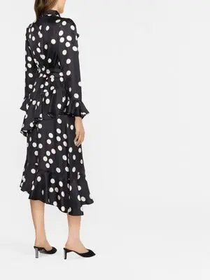 Zimmermann Confetti Tie Neck Dress