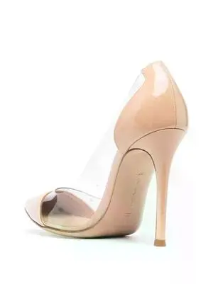 GIANVITO ROSSI 105mm Plexi Pumps - Neutrals