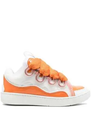 LANVIN Curb Sneakers - Orange