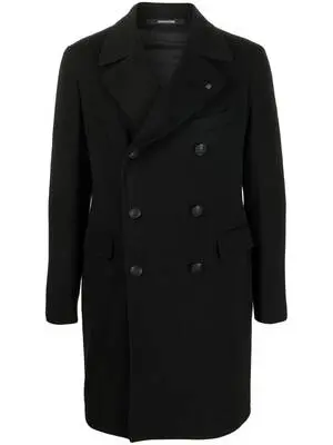 Tagliatore Double-breasted Virgin Wool-cashmere Coat