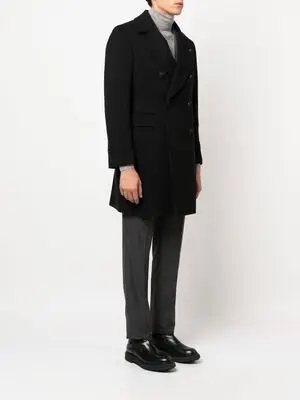 Tagliatore Double-breasted Virgin Wool-cashmere Coat