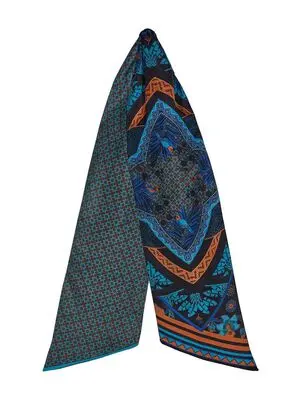 FERRAGAMO Nirvana-print Silk Bandeau Scarf