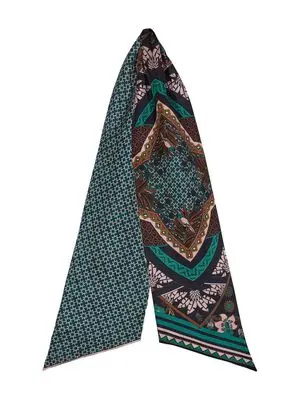 FERRAGAMO Nirvana-print Silk Bandeau Scarf