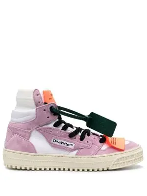 Off-White Zip-tie Lace-up Sneakers Pink