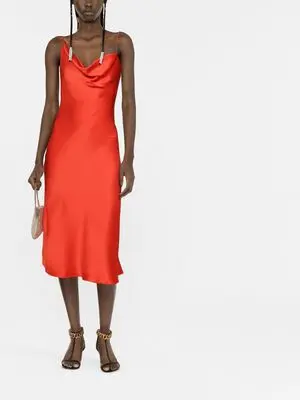 Stella McCartney Cowl-neck Midi Dress