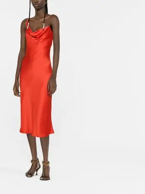 Stella McCartney Cowl-neck Midi Dress