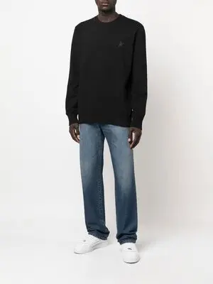 GOLDEN GOOSE Archibald Star Collection Sweatshirt - Black