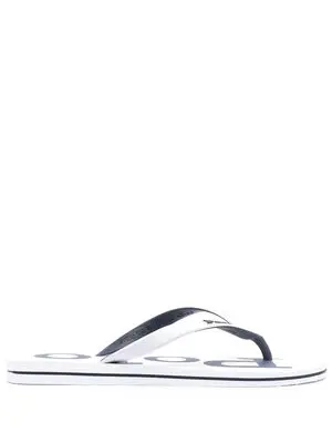 Ralph Lauren Logo-print Flip-flops - White