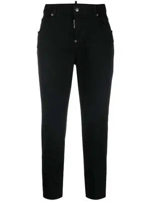 Dsquared2 Mid-rise Cropped Jeans