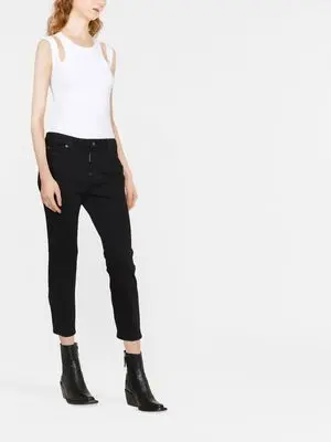 Dsquared2 Mid-rise Cropped Jeans