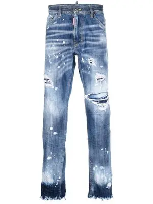 Dsquared2 Distressed Slim-fit Jeans