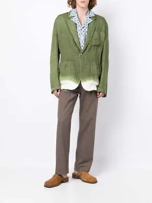 Nick Fouquet Single-breasted Linen Blazer