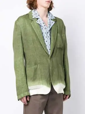 Nick Fouquet Single-breasted Linen Blazer