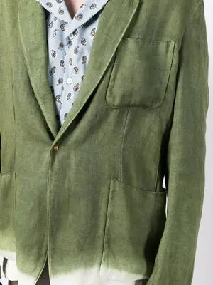 Nick Fouquet Single-breasted Linen Blazer
