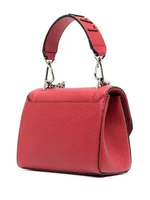 LANCEL Leather Flap Bag
