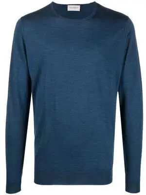 John Smedley Fine-knit Jumper - Blue